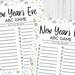 INSTANT DOWNLOAD New Year's Eve ABC Game Printable - New Years Game ...
