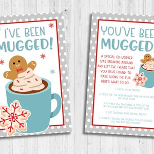 INSTANT DOWNLOAD Christmas I've Been Mugged Printable - Co-worker ...
