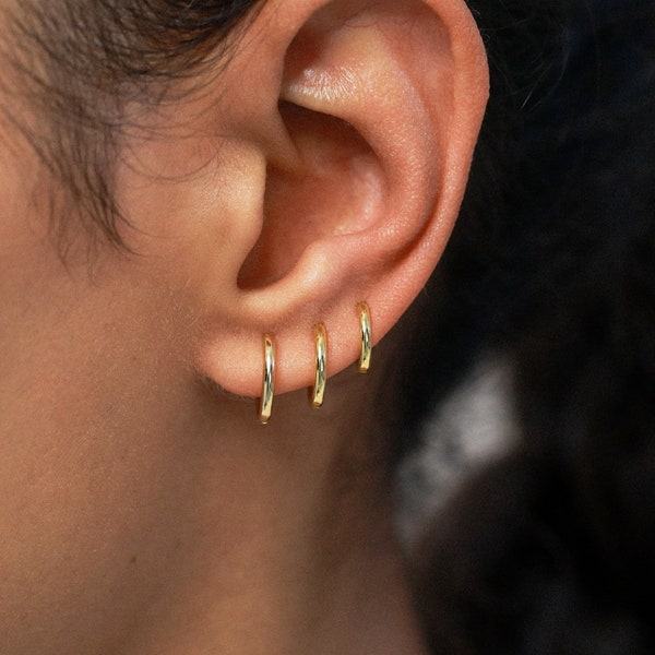 Small Gold Hoop Earrings - Etsy