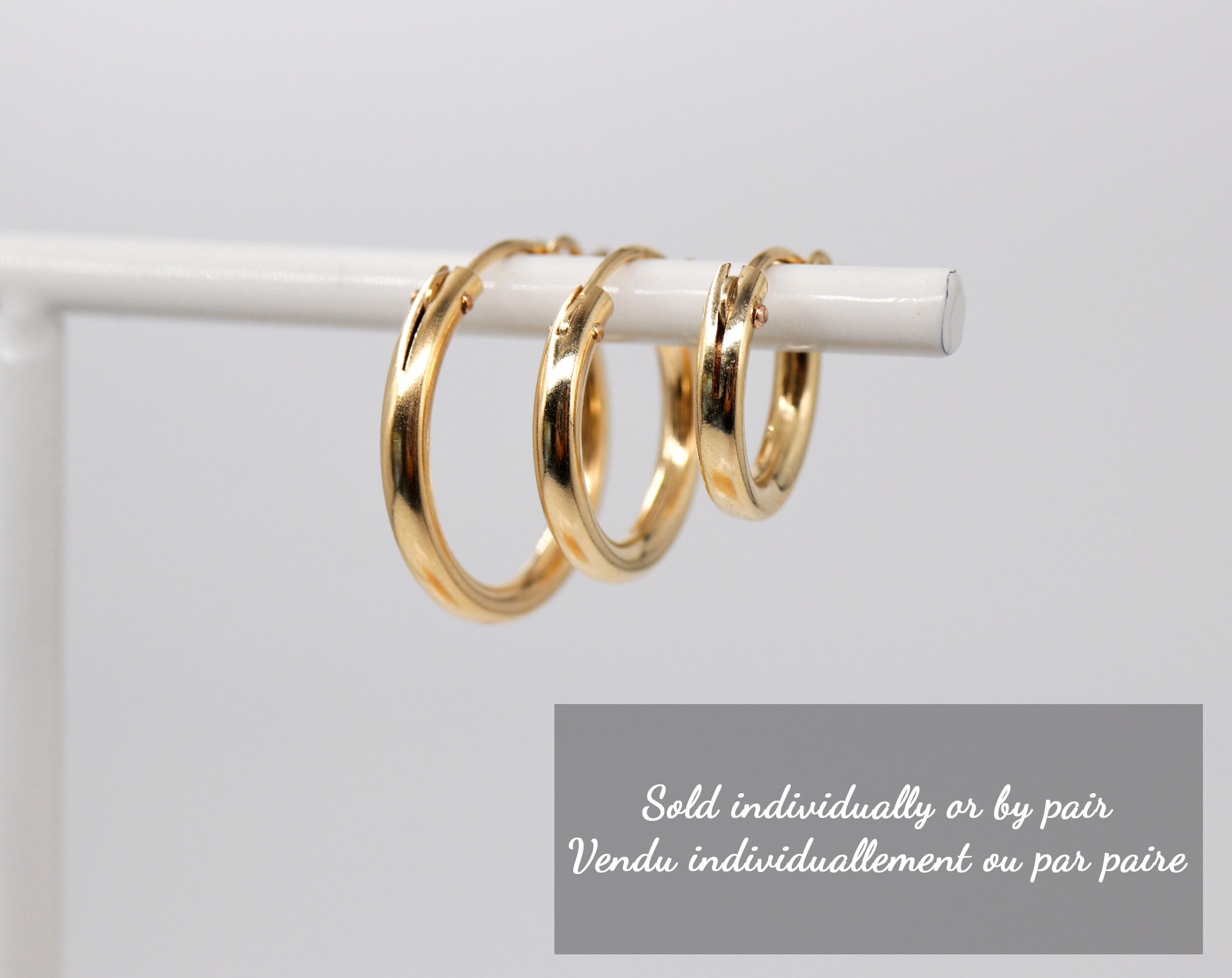 Big Gold Hoops 14k Gold Filled Huggies Hoops Hoops for | Etsy