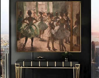 Ballerina Vintage Painting | Ballet Dancer Art Print | 1886 Dance ...