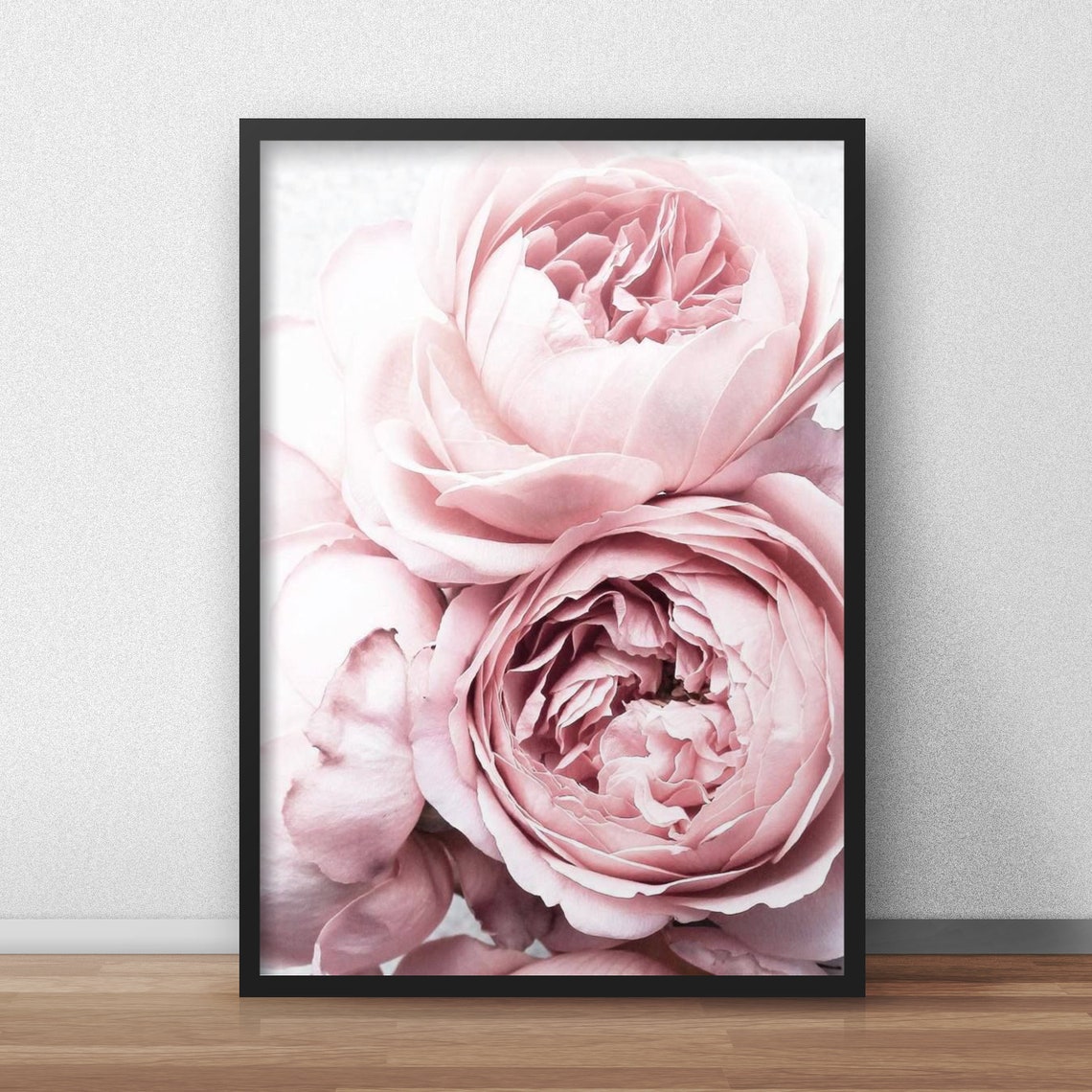 Peony Print, Peonies Wall Art, Blush Pastel Pink, Pink Peony Print ...
