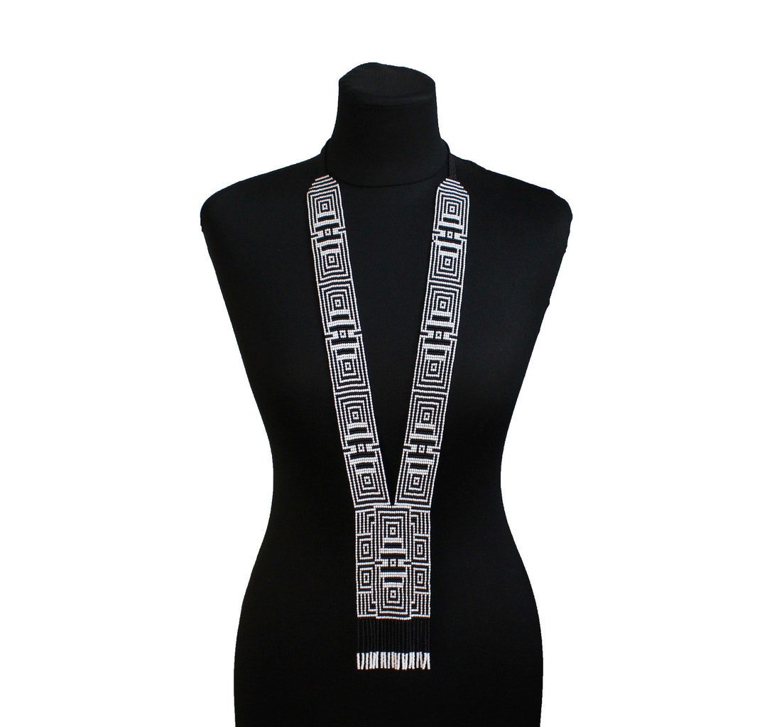 Gerdan Traditional Ukraine Necklace Ukrainian Jewelry Long - Etsy