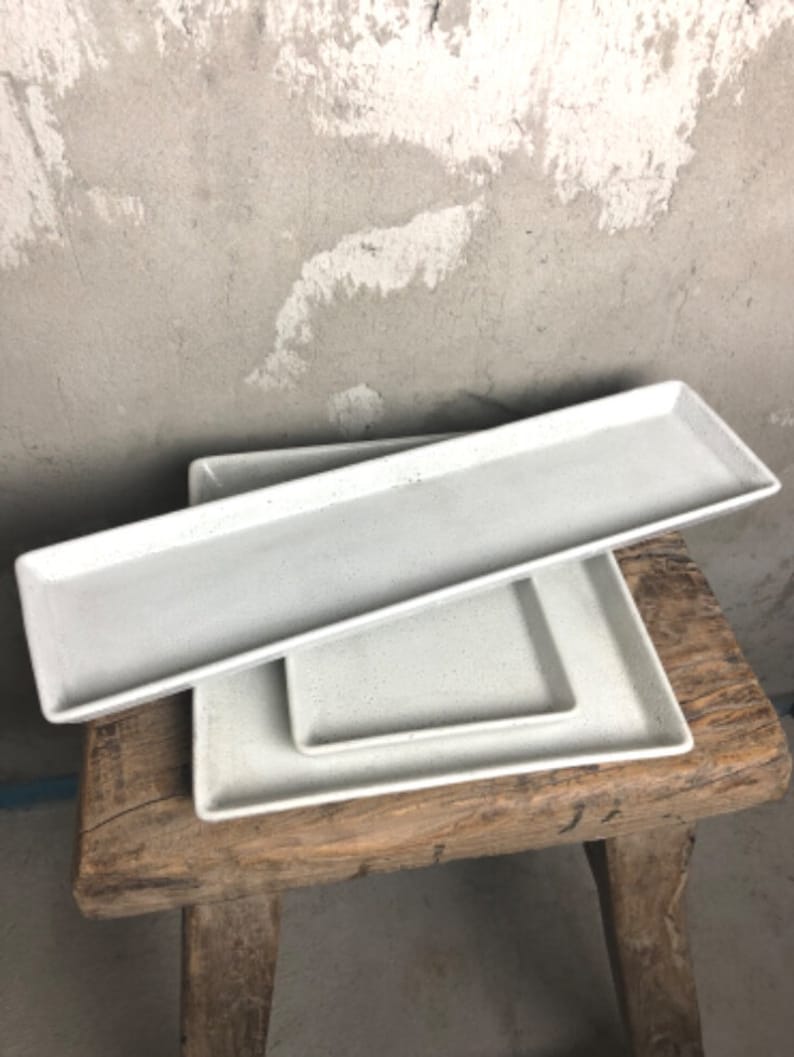 Concrete Tray Set Decorative Trays Set of Trays Serving - Etsy
