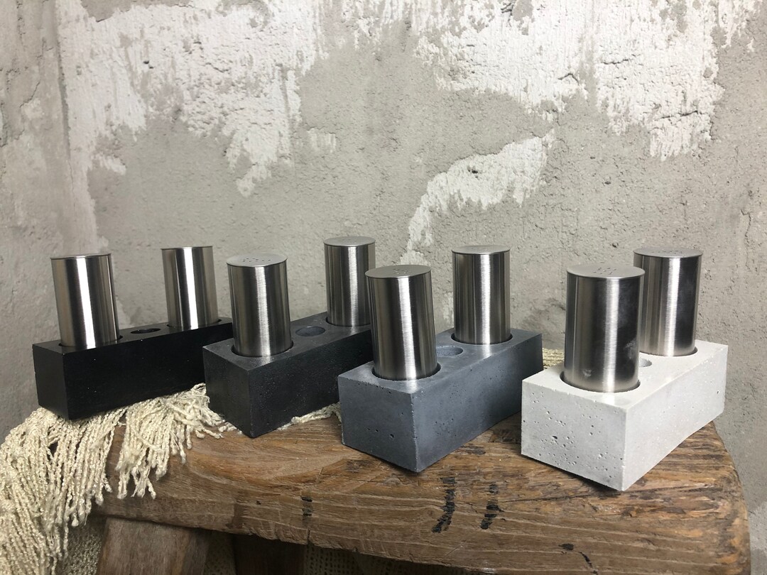 Concrete Salt and Pepper Stand | Salt and Pepper | Salt Pepper Shakers ...