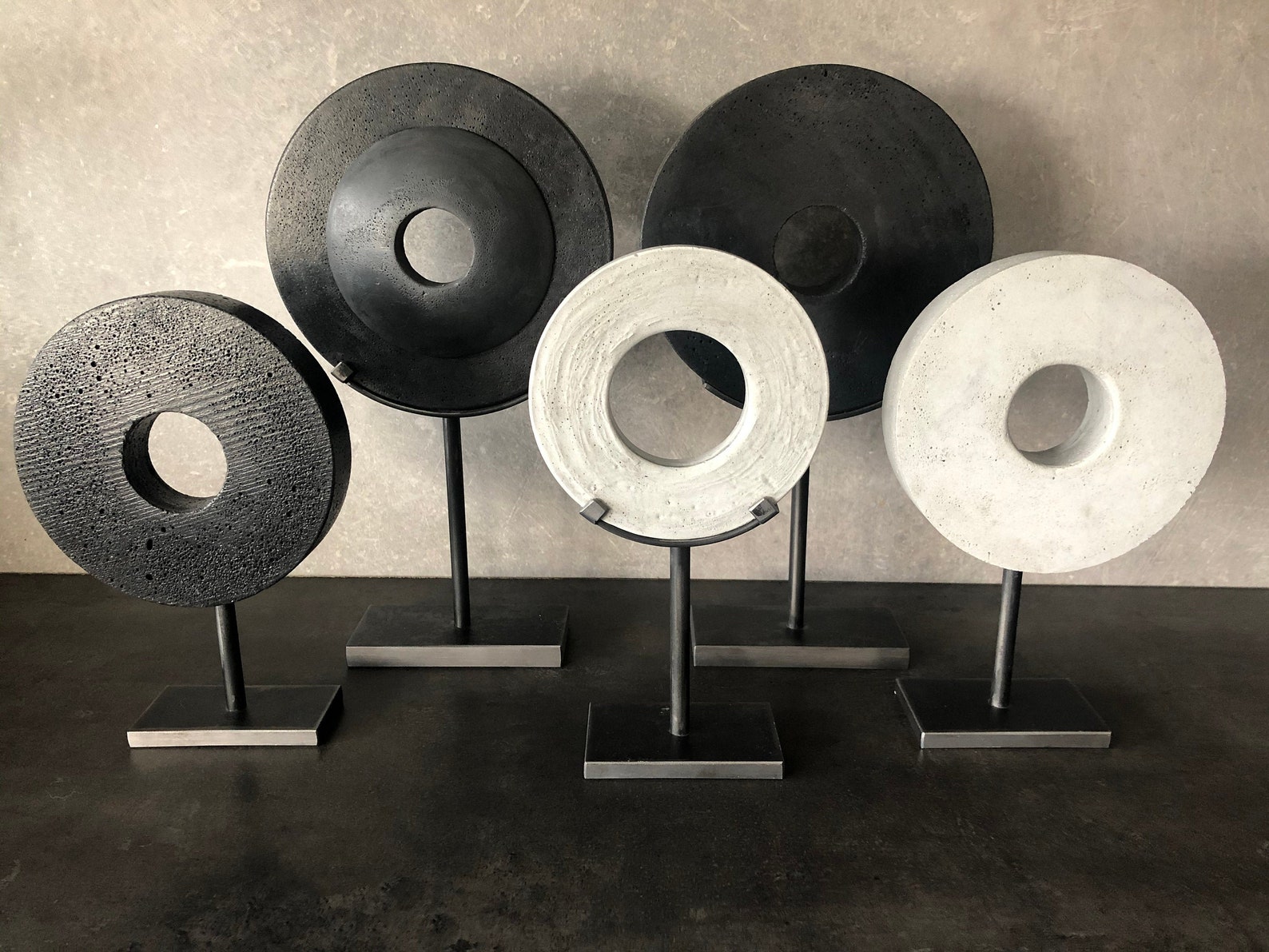 Concrete Decorative Rings - Etsy