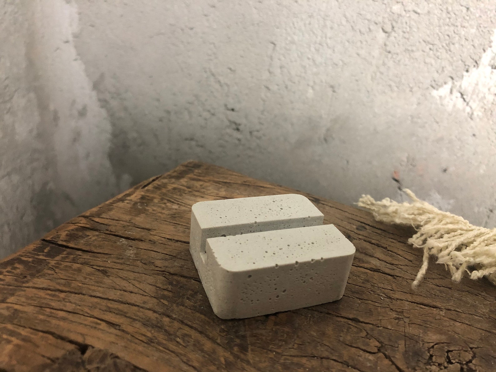 Concrete Business Card Stand Card Display Business Card - Etsy