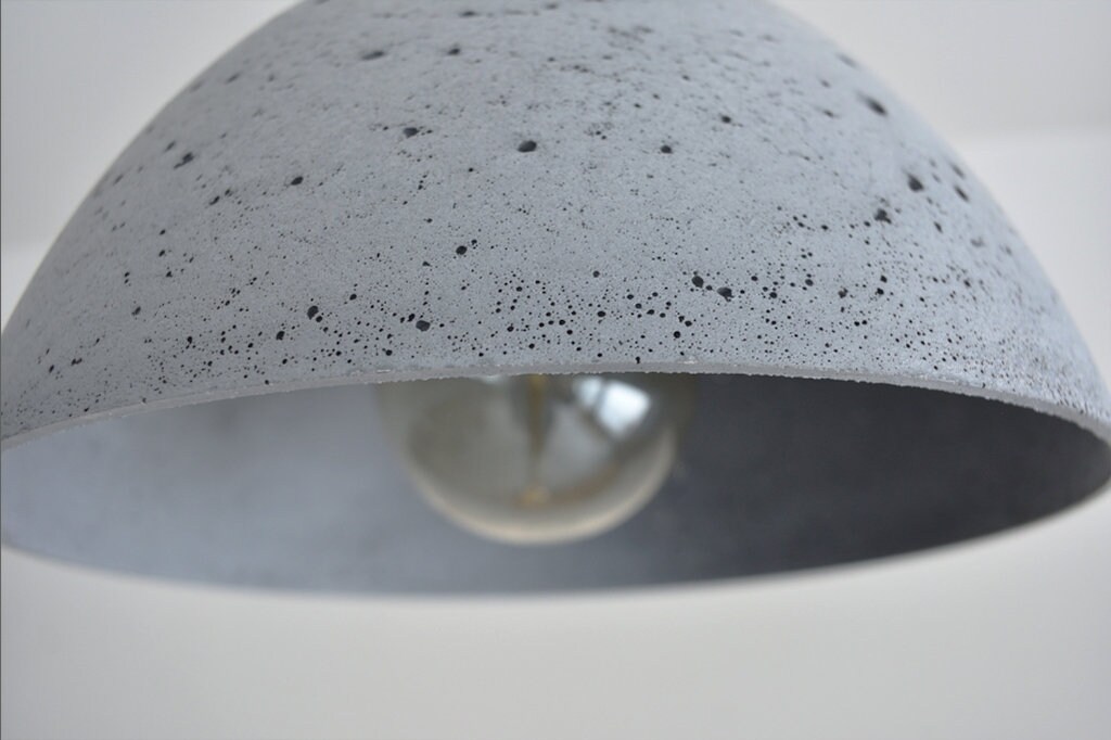 Concrete Pendant Light Hanging Light Pendant Lighting - Etsy