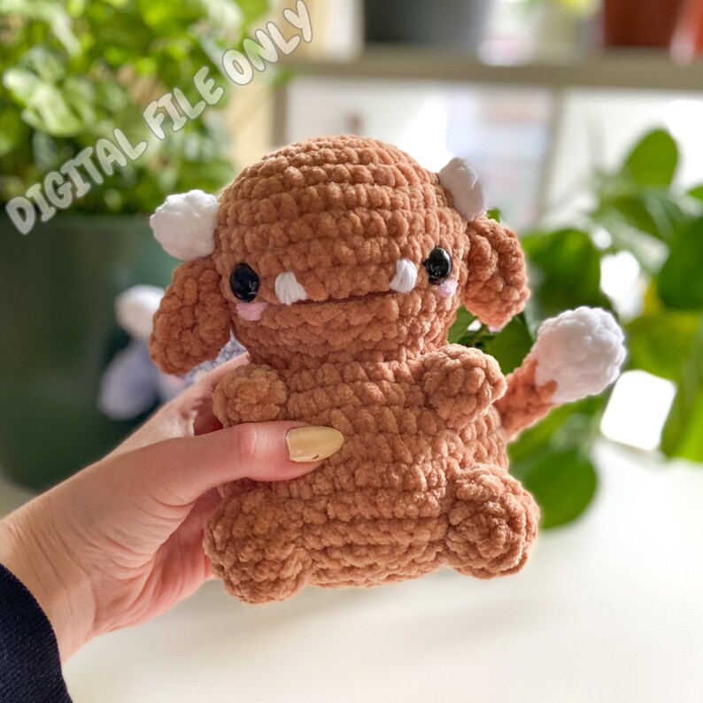 Crochet Pattern Smol Baby Monster // Demon Crochet Pattern // Cute ...