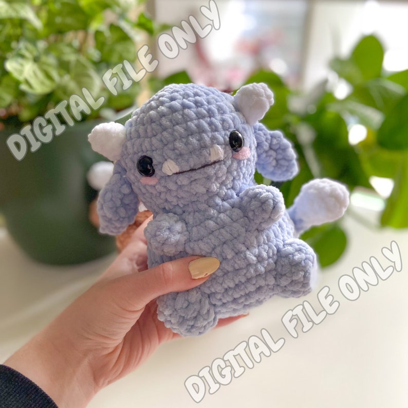 Crochet Pattern Smol Baby Monster // Demon Crochet Pattern // Cute ...