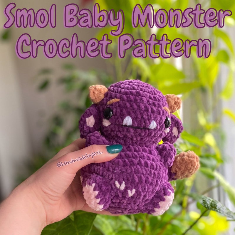 Stuffed Monster Pattern - Etsy