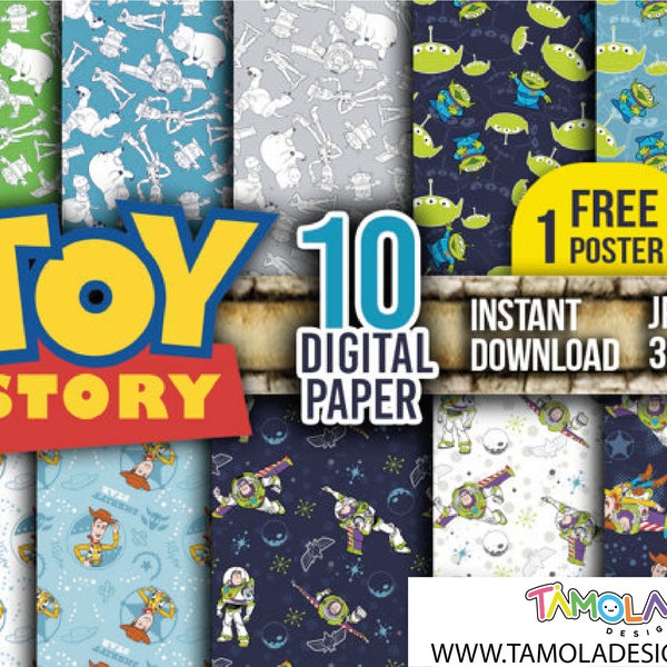 Toy Story Papers - Etsy