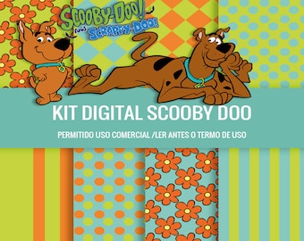 Materials Craft Supplies & Tools Scooby Doo Digital Paper Scooby Doo ...