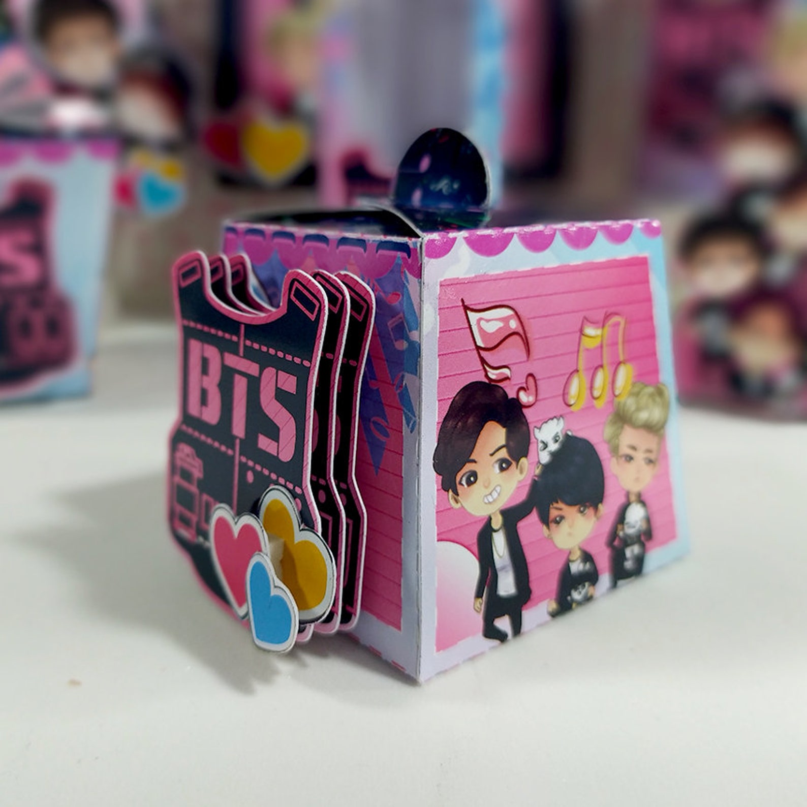 BTS cod350 Kit Party Favors Boxes Personalized Birthday - Etsy