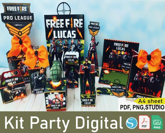 Free Fire cod019 Digital Printable Kit. PDF / PNG / Studio3 - Etsy