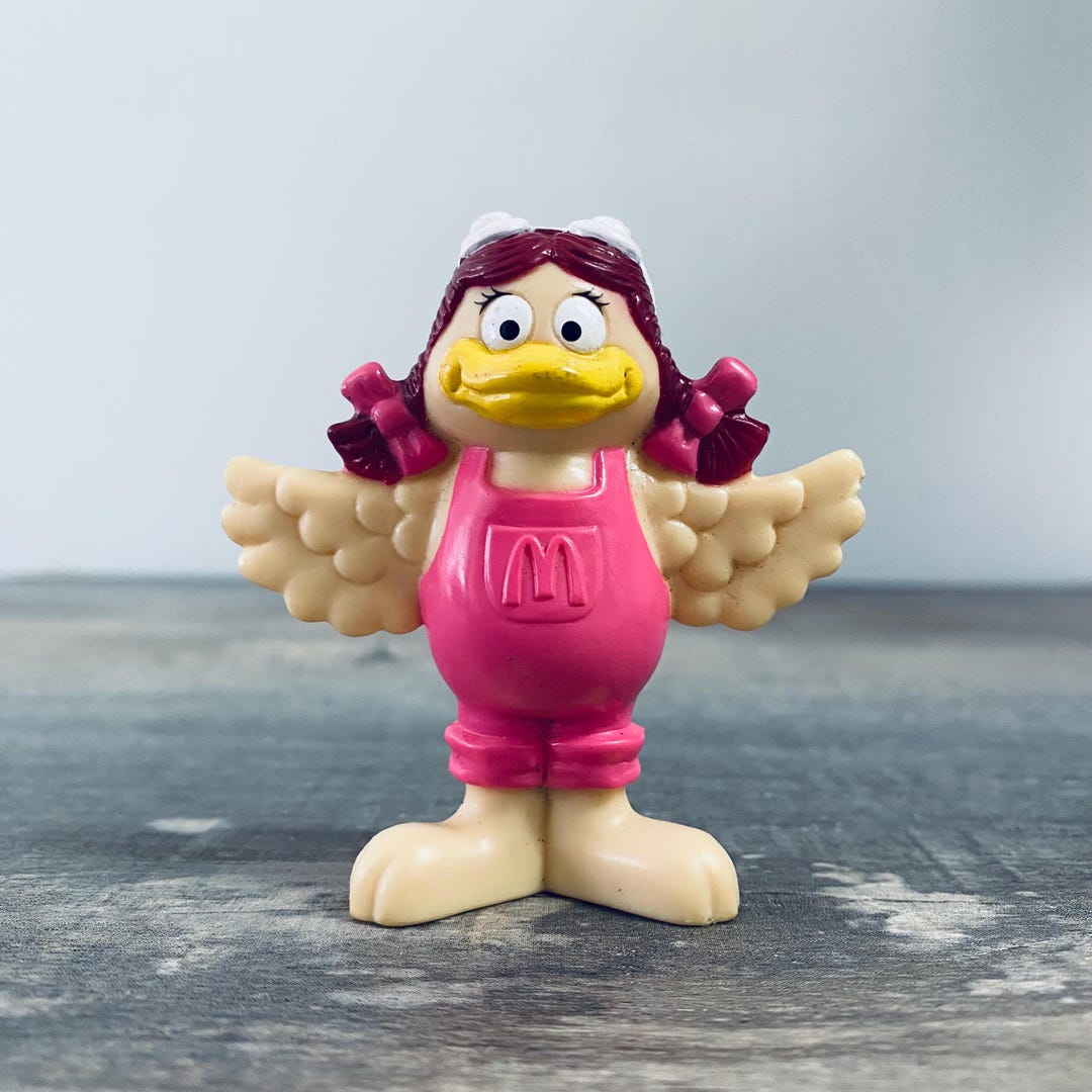Vintage 1995 Mcdonalds Happy Meal Birdie 3" Figure Mcd's Bird Pink Toy ...