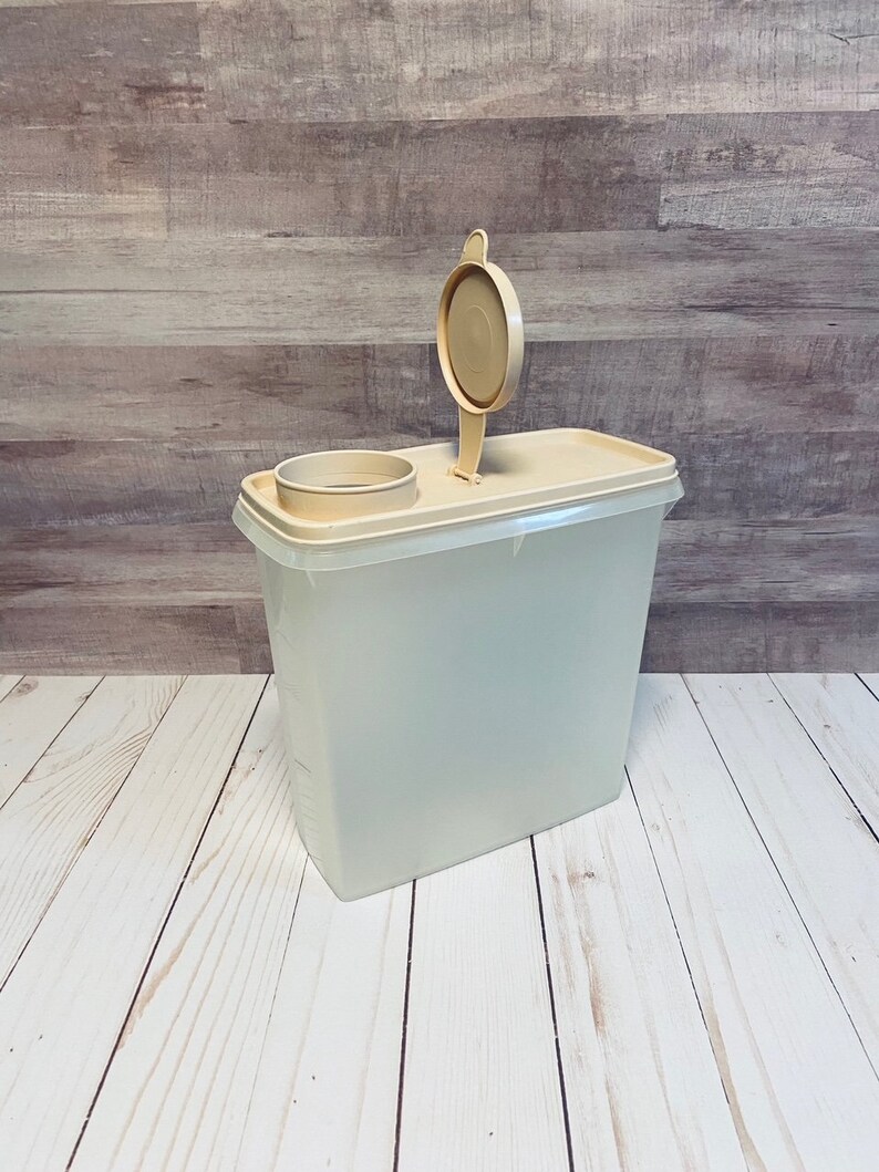 Vintage Sheer Tupperware Cereal Storage Containers With - Etsy