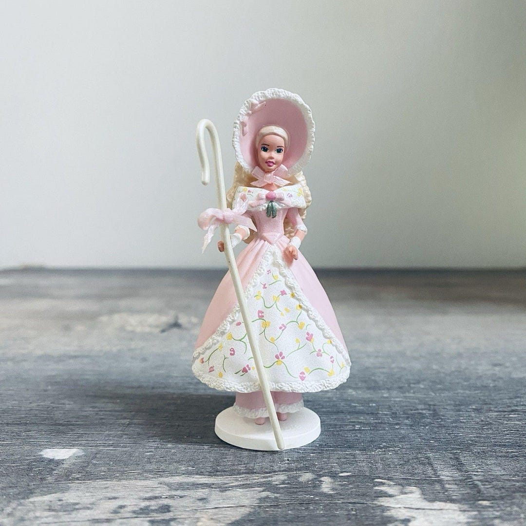 Vintage Hallmark Barbie Little Bo Peep Collectible Keepsake Ornament - Etsy