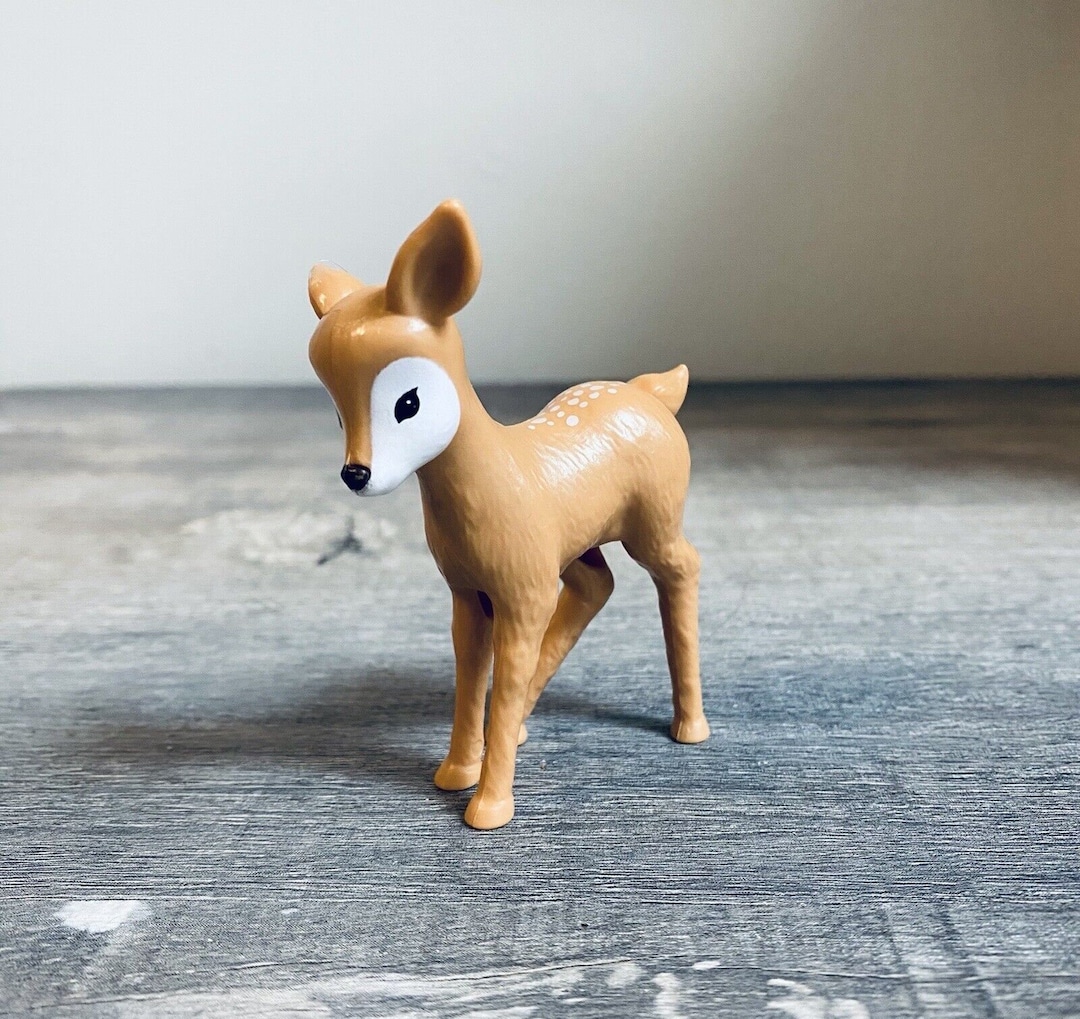 Vintage Plastic Bambi Spotted Deer Fawn Figure Cake Topper - Etsy