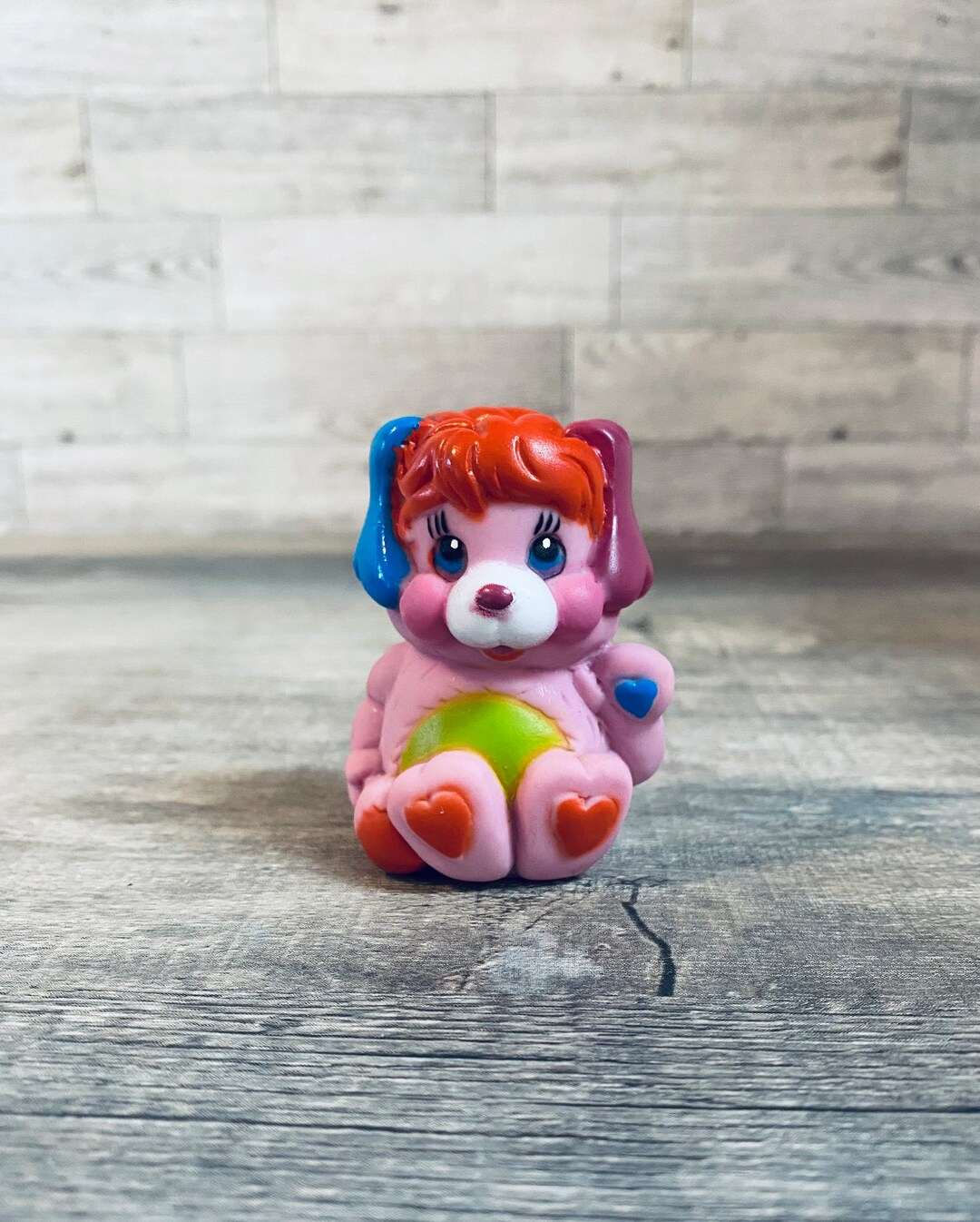 1986 Vintage Pink Popple Plastic 2 Finger Puppet - Etsy