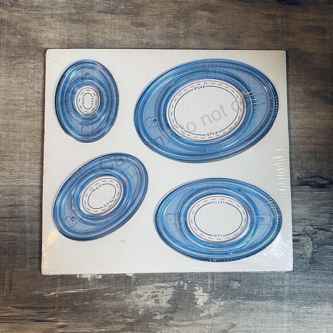 Creative Memories Custom Cutting System Oval Patterns & Sizing Template ...
