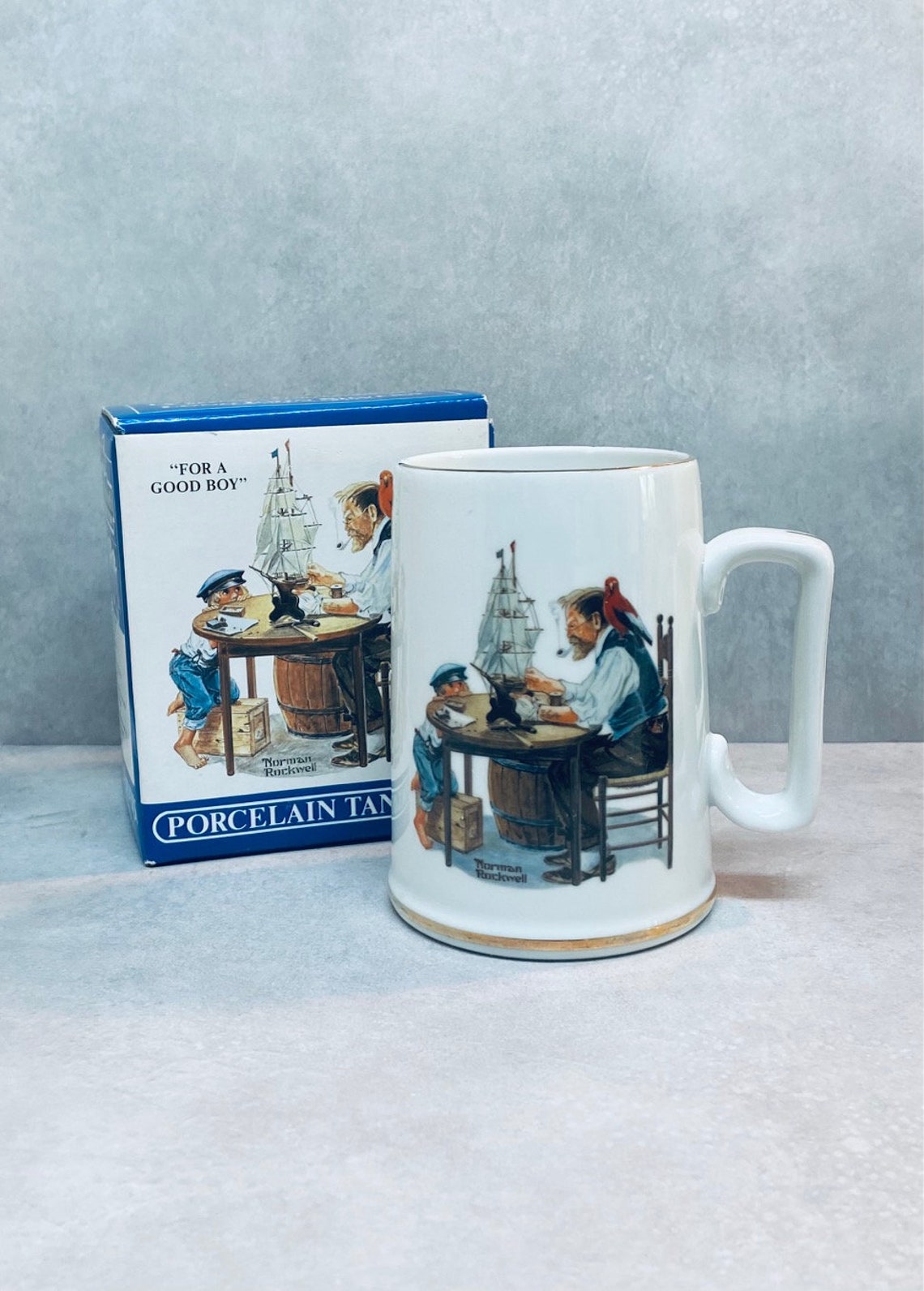 1985 Vintage Long John Silvers Normal Rockwell Collectors Mug | Etsy