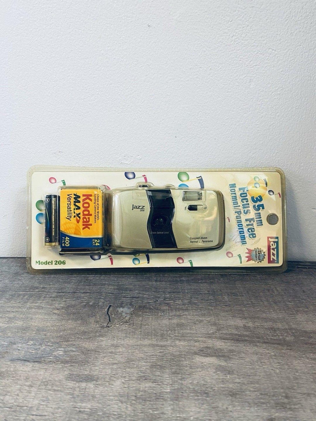 Jazz 35mm Focus Free Normal/panorama Camera NIB Model 206 Vintage ...