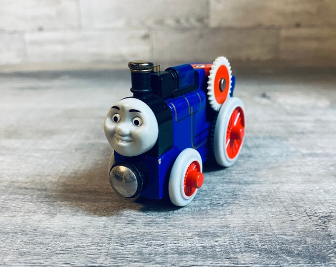 Vintage Thomas the Tank Engine Wooden Railway Fergus Engine Vehicle ...