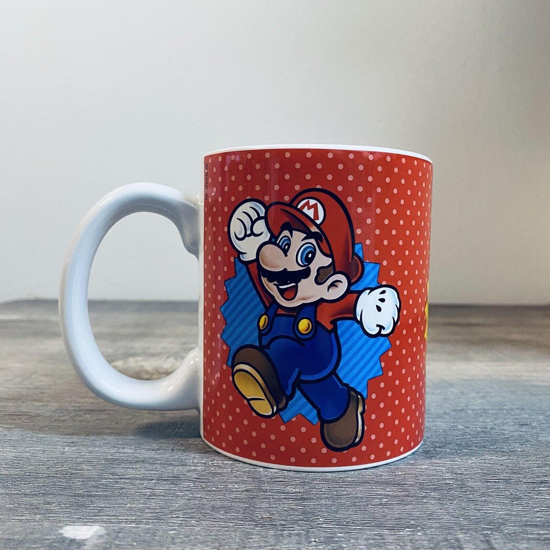 Vintage Nintendo - Mario Mug - Super Mario Bros -11 Oz. Ceramic Mug - Etsy