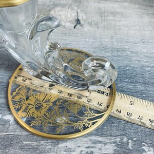 Vintage Fostoria Baroque Crystal Candle Holders Flanders Poppy 22 K ...