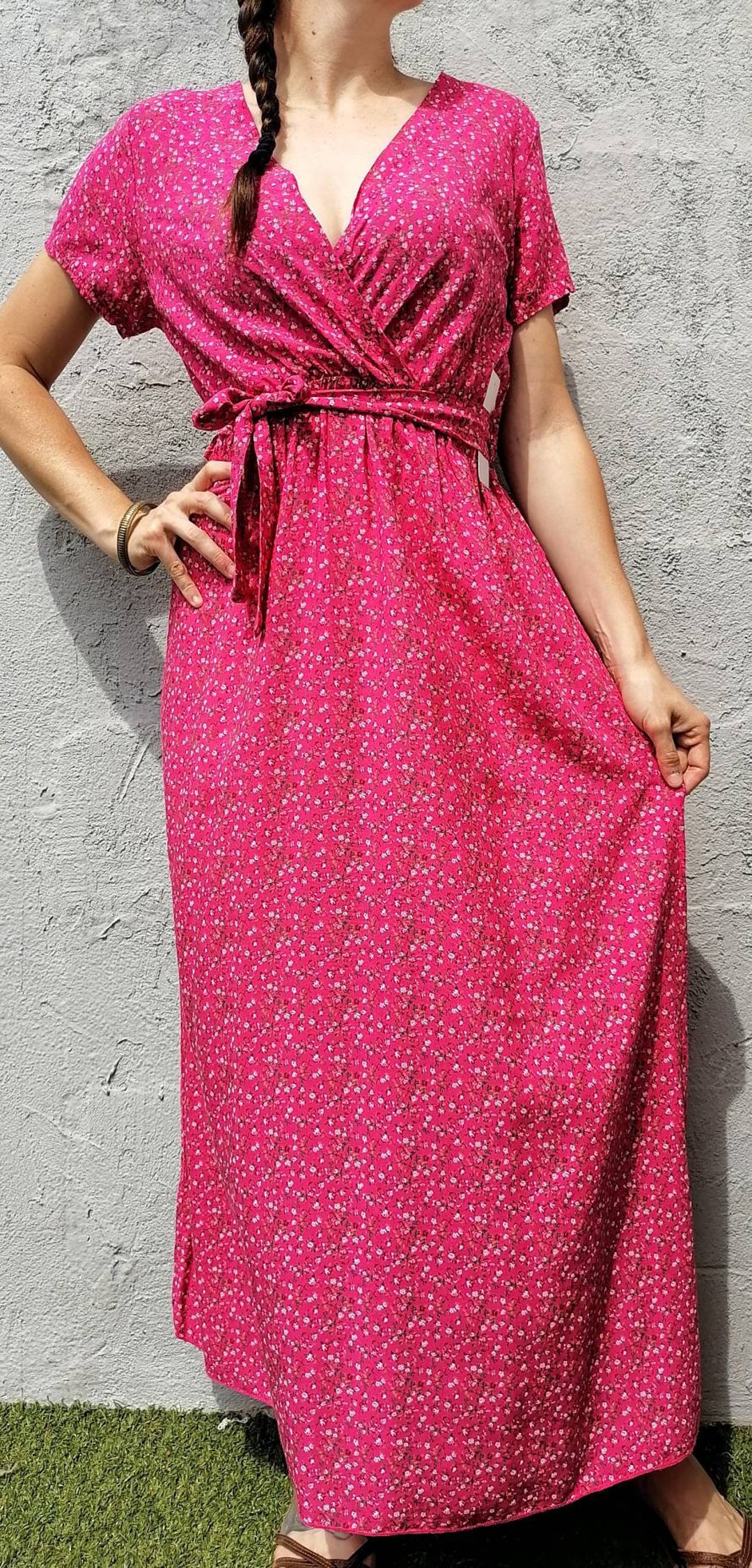 Robe fleurie liberty coton vintage - Etsy France