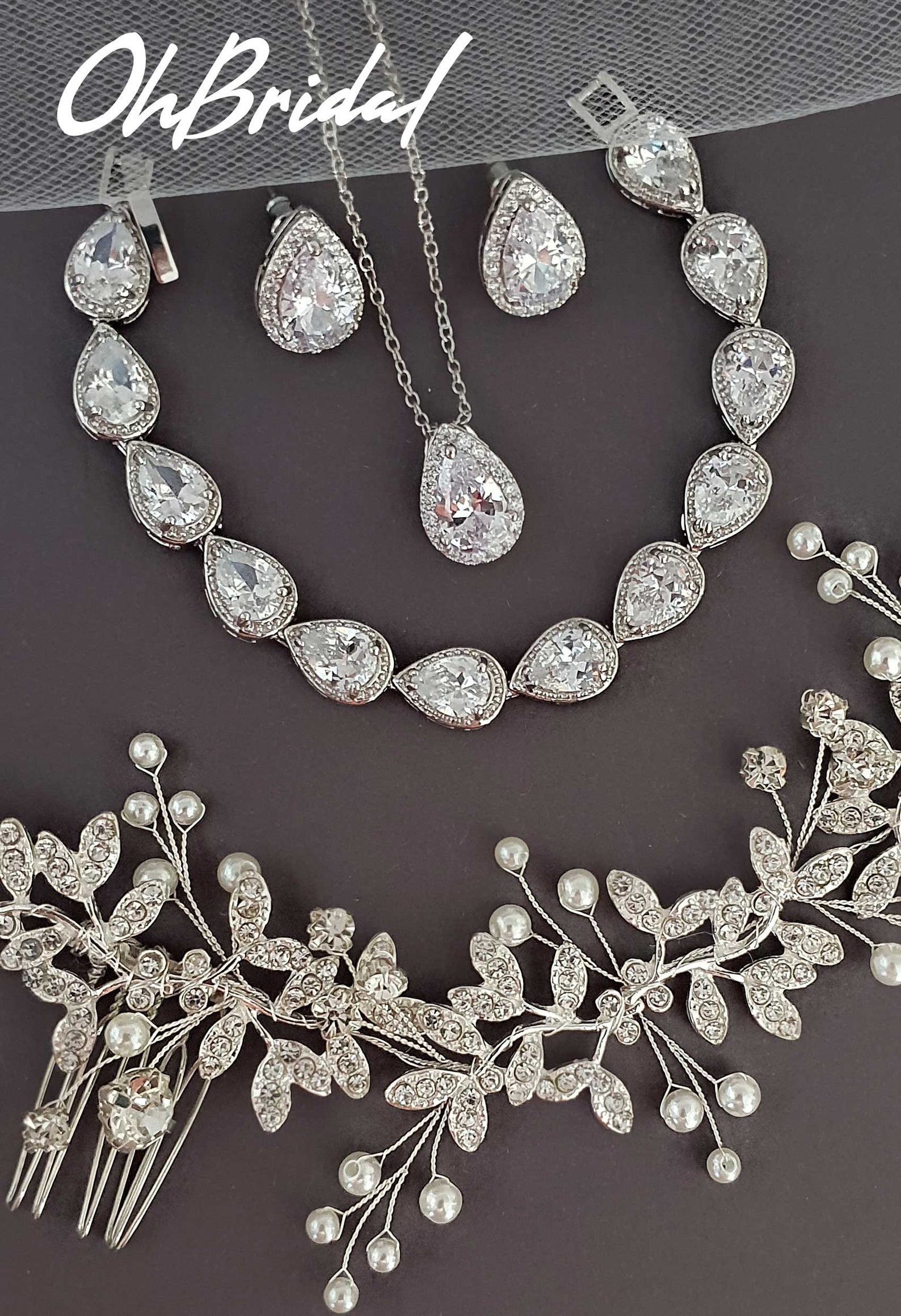 Boho Bridal Back Headpiece Bridal Halo Boho Wedding Pearl - Etsy