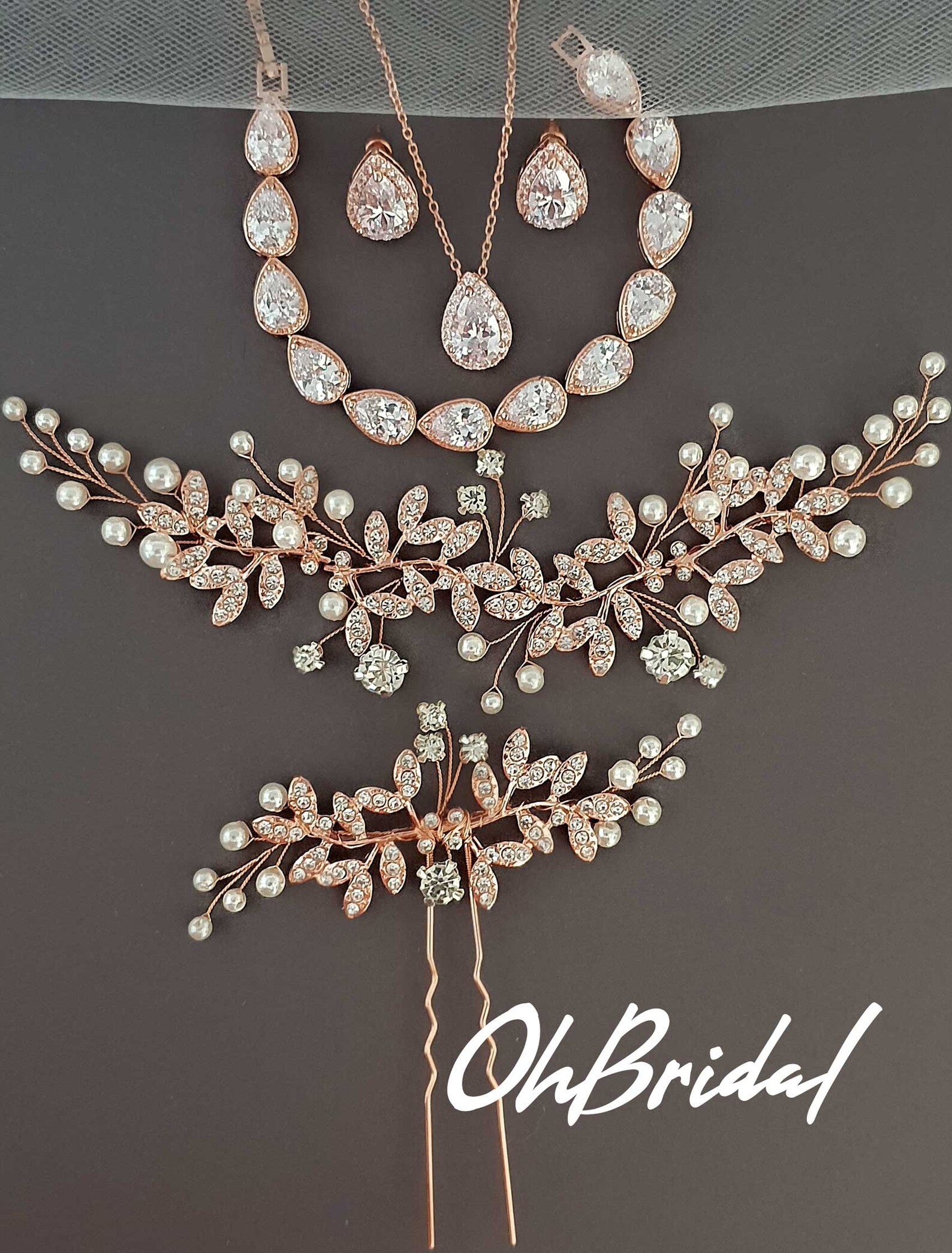 Boho Bridal Back Headpiece Bridal Halo Boho Wedding Pearl - Etsy