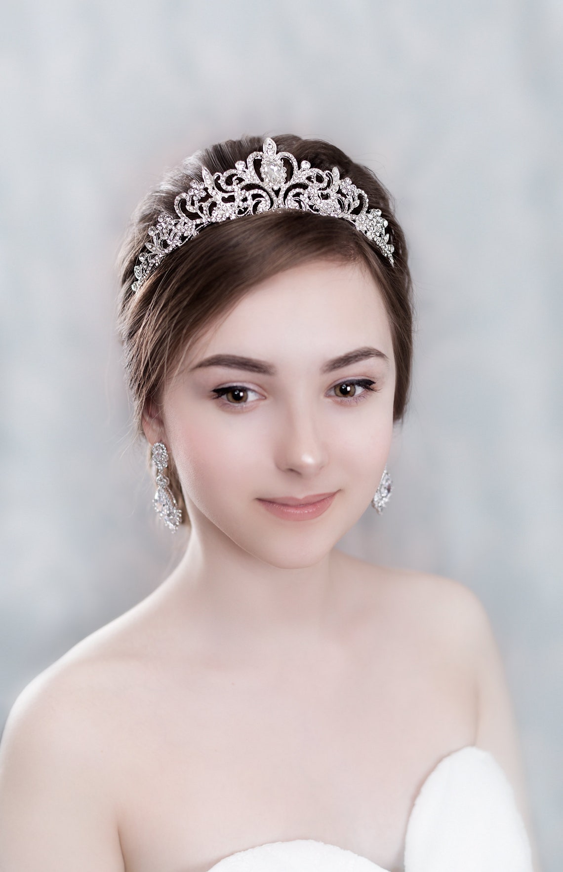 Bridal Tiara Wedding Tiara Bridal Hairpiece Rhinestone Tiara - Etsy