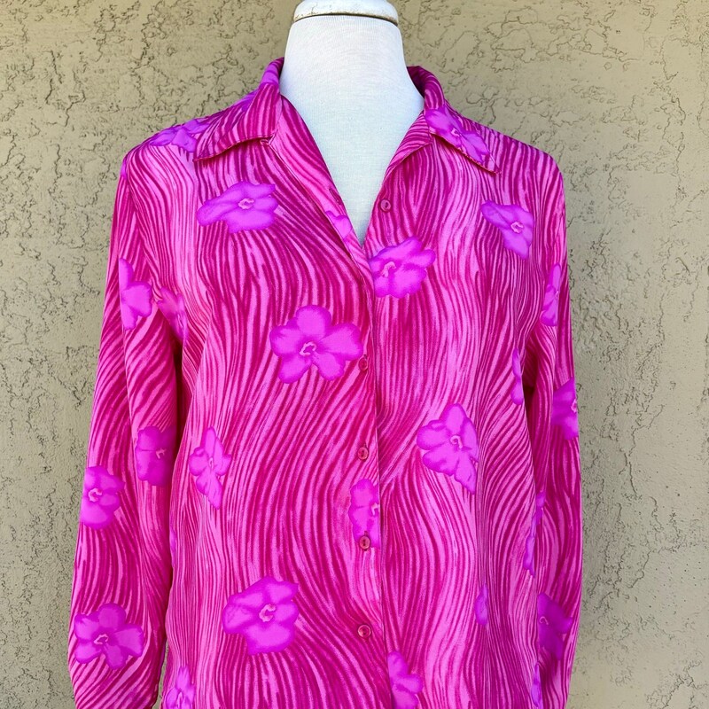 Hot Pink Button - Etsy