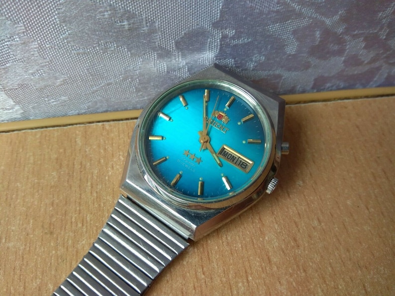 Vintage Orient Automatic 46943 Men's Wrist Watch 21 Jewels | Etsy