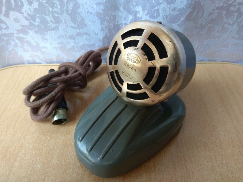 Vintage Rare USSR Russian Soviet Dynamic Microphone MD-41 | Etsy