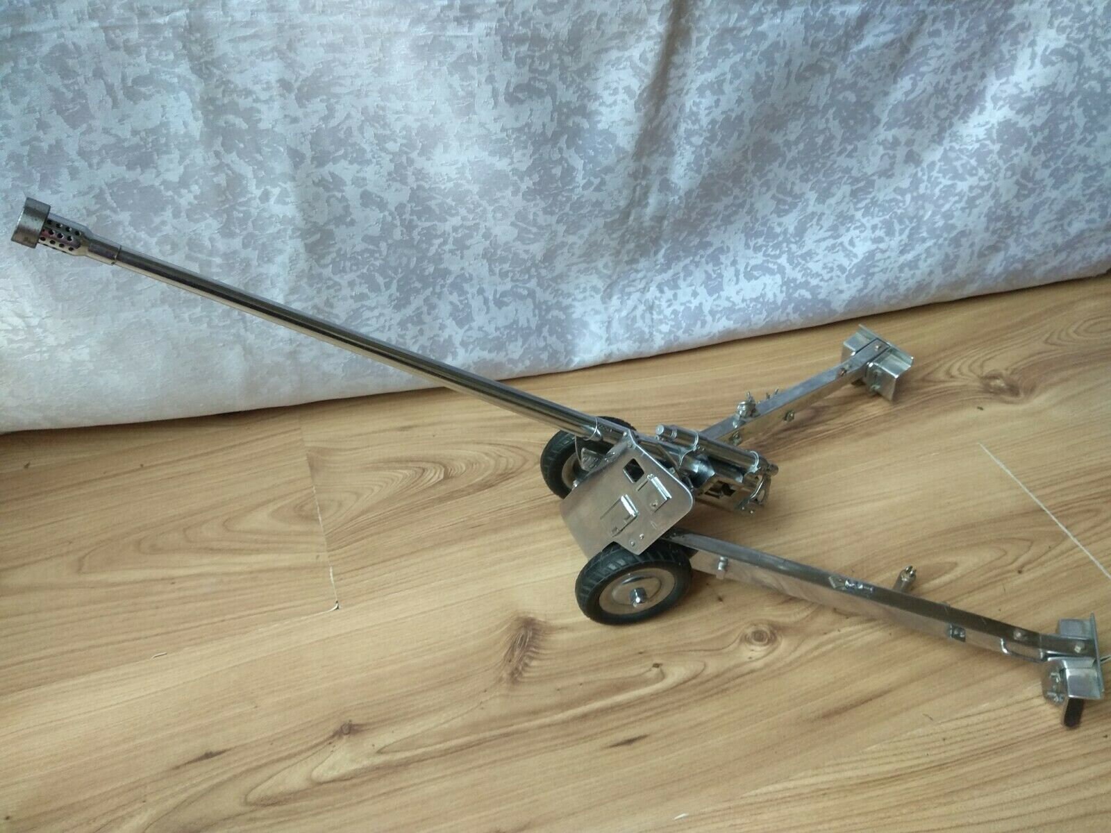 Vintage old Desk Top Model Cannon Gun Hand Made RETRO Metal Militaria ...