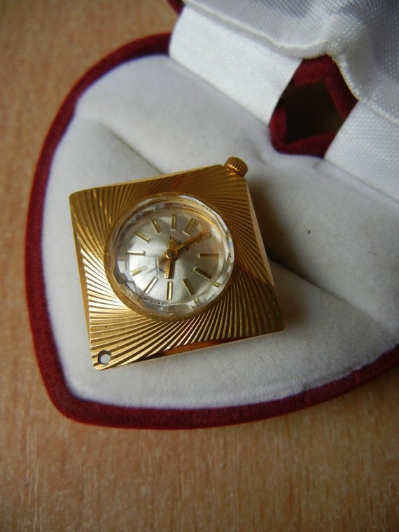 Vintage Soviet POCKET Watch CHAIKA Pendant Crystal AU5 ussr | Etsy