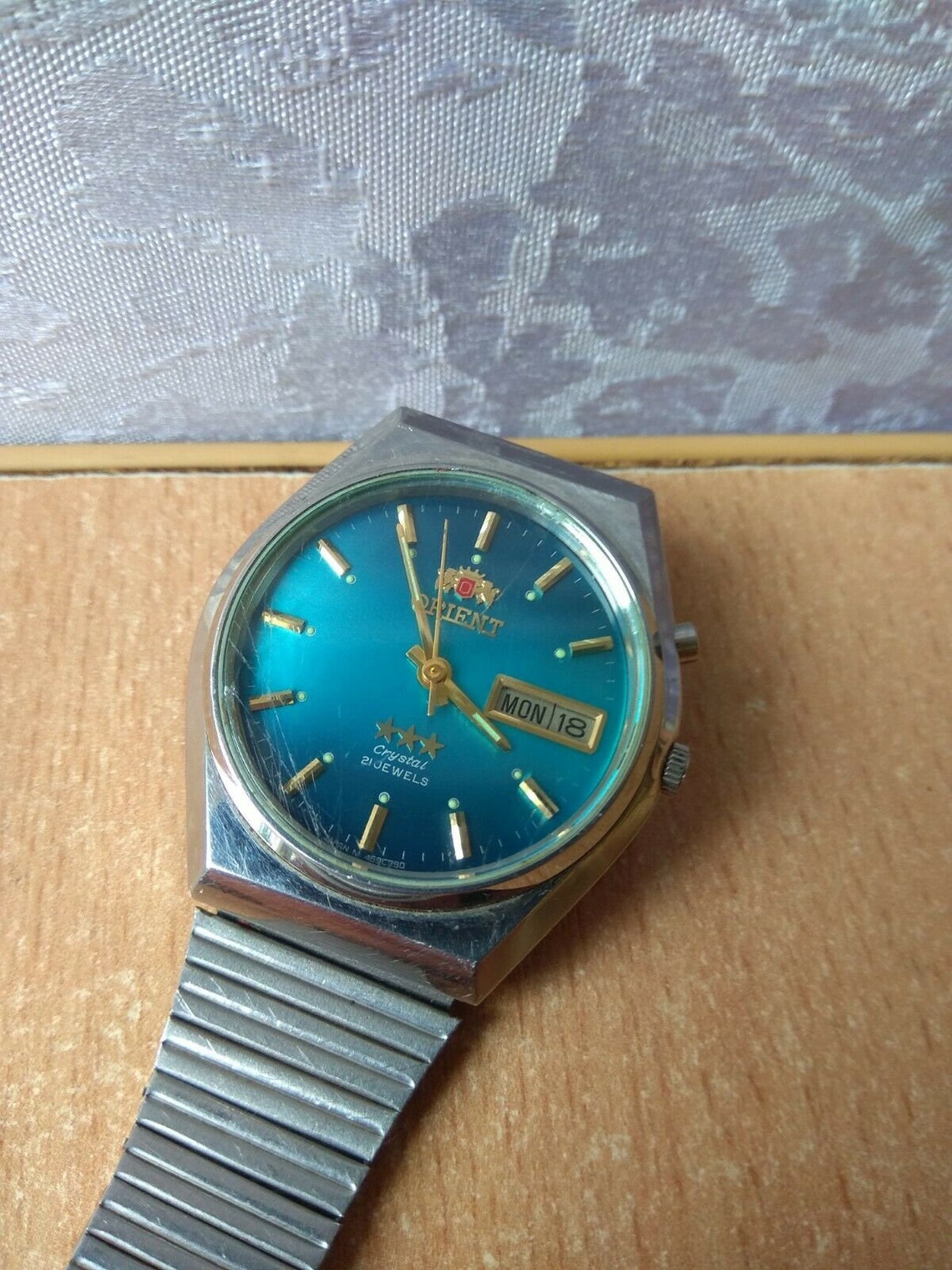 Vintage Orient Automatic 46943 Men's Wrist Watch 21 Jewels | Etsy