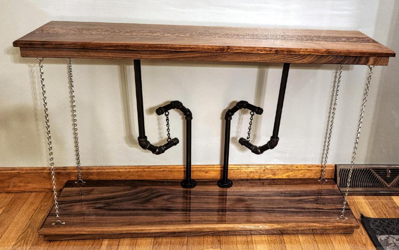 DIY LED Floating Table Woodworking Build Plans (PDF Download) - Etsy