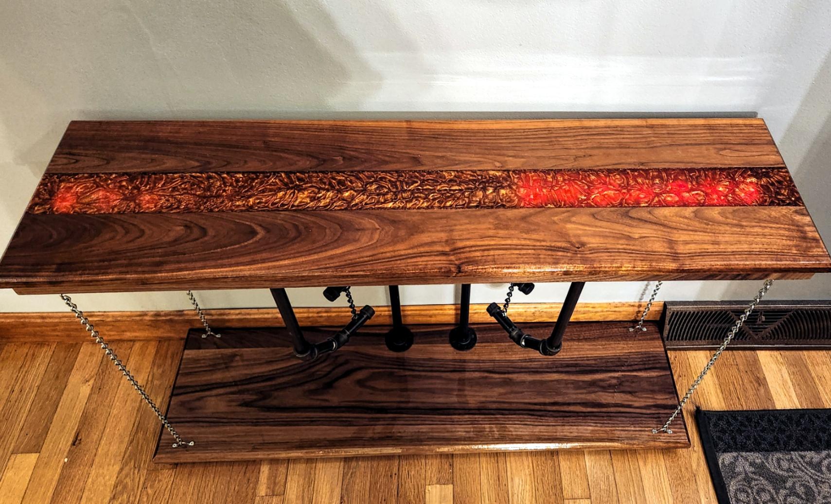 DIY LED Floating Table Woodworking Build Plans (PDF Download) - Etsy