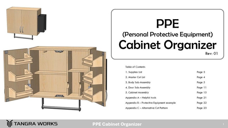 PPE Organizer Cabinet - Etsy