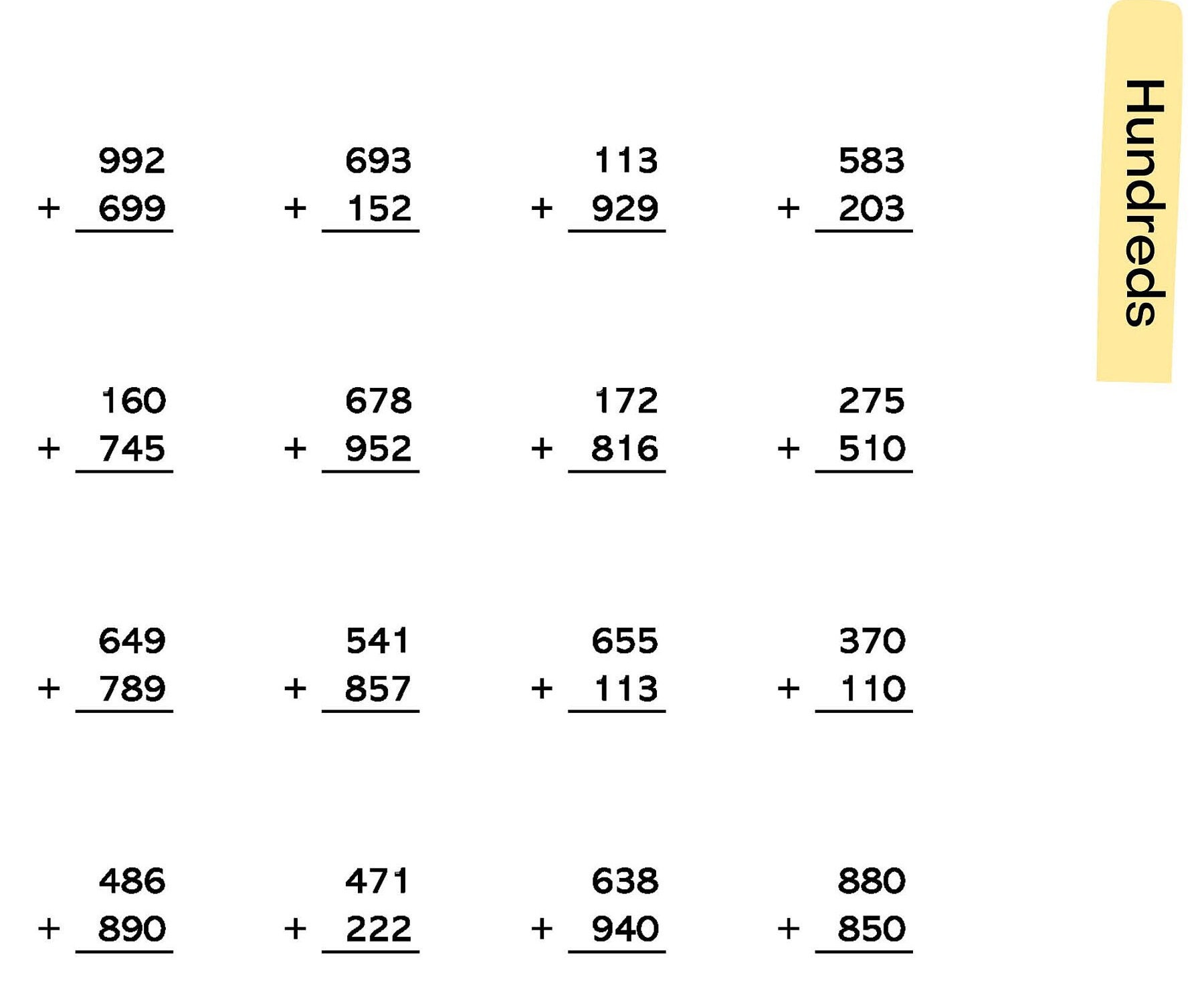 Three Digit Addition With Fun Facts and Mazes Plus Answer Key 22 Pages ...