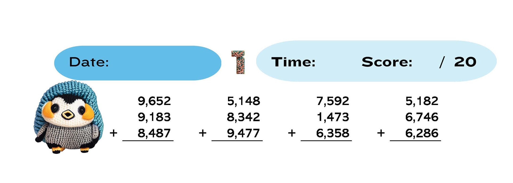Four Digit Addition With Fun Facts and Mazes Plus Answer Key - Etsy