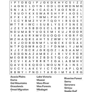 166 LARGE PRINT Word Search Puzzles of 41 National Parks Around the ...