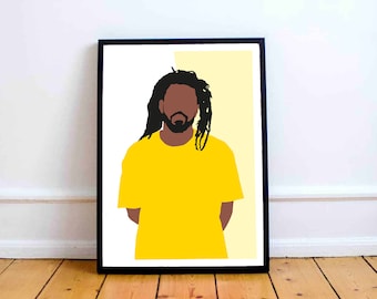 J Cole Wall Art - Etsy