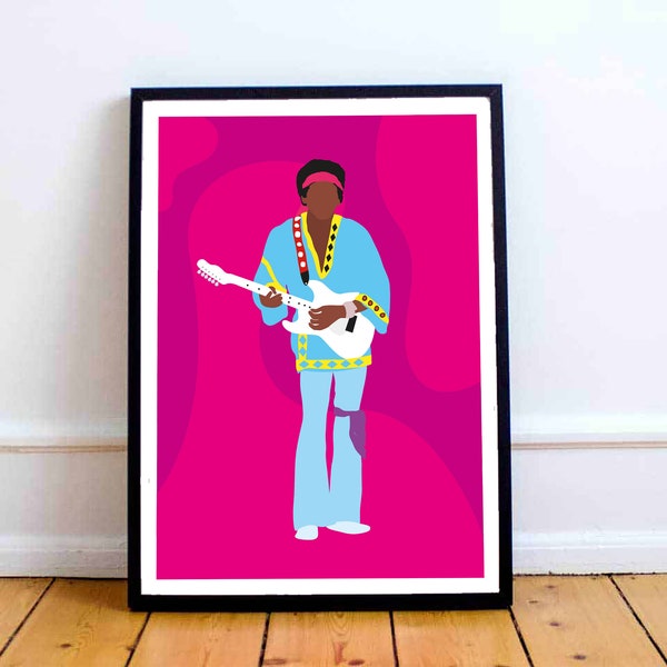 Jimi Hendrix Poster - Etsy