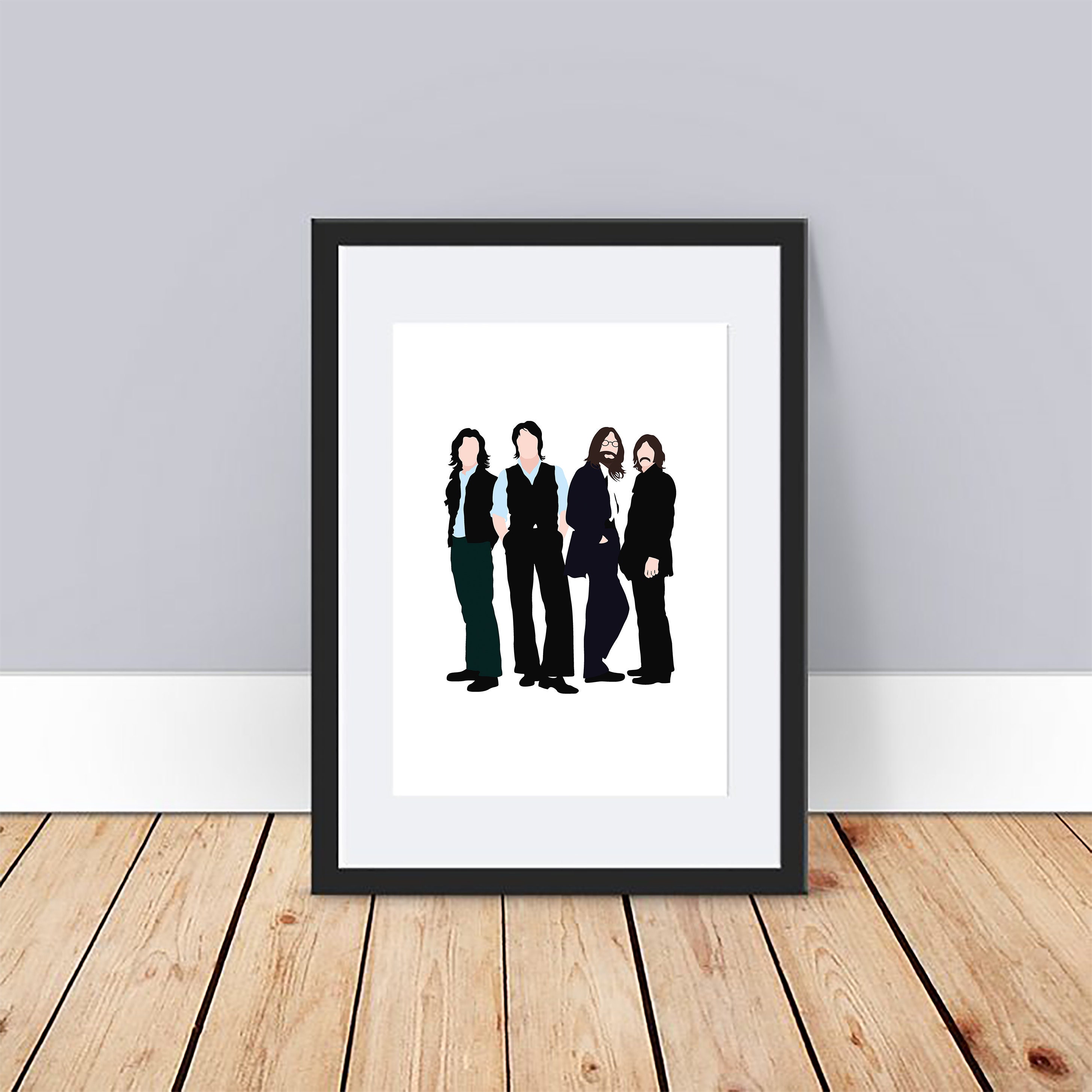 Beatles Late 60's Frame Print. Printable Download. 4 - Etsy