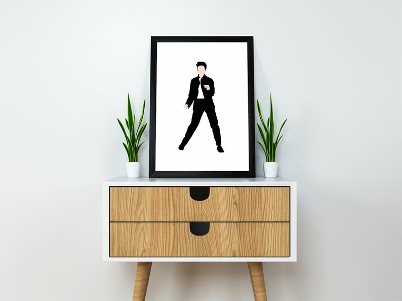 Elvis Presley Frame Print. Printable Download. 4 Different - Etsy